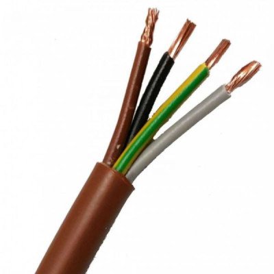 CAVO FS18OR18 4 CONDUTTORI PER 1,5 MMQ CON GIALLO/VERDE - FS18OR18 4G1,5